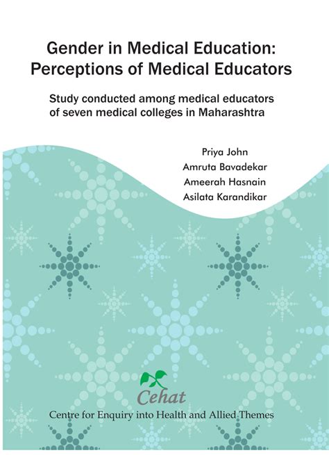 Pdf Gender In Medical Education Perceptions Of Medical Educators