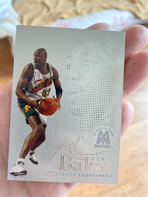 1998 99 Skybox Molten Metal Vin Baker 1998 99 Skybox Metal Fusion 白金肖像