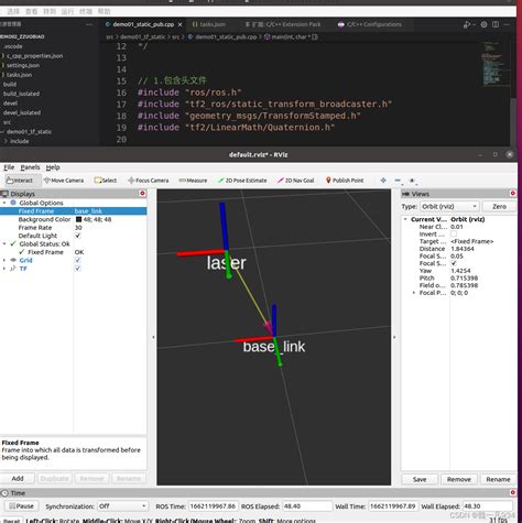 Ros Tf坐标变换与静态发布：tf2rosstatictransformpublisher详解 Csdn博客