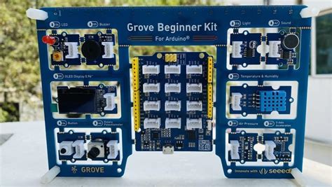 Grove Beginner Kit For Arduino With 10 Sensors Projects