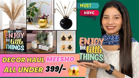 Meesho Home Décor Items Under 499rs Affordable Home Décor Haul
