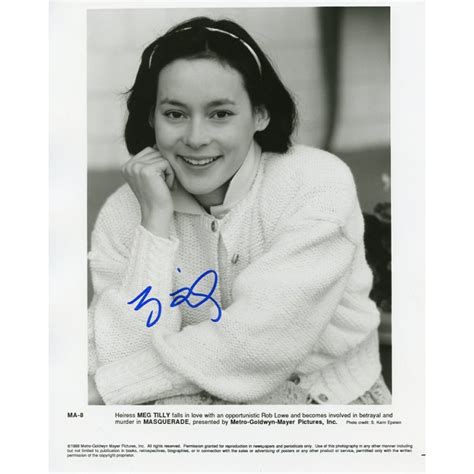 Signed Autograph TILLY Meg All Autographes Com Signed Autograph TILLY Meg All Autographes Com
