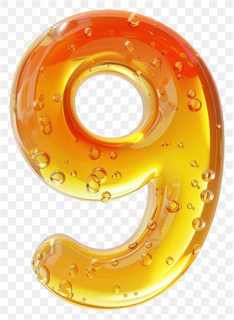 Number 9 Number Yellow Symbol Free Png Rawpixel