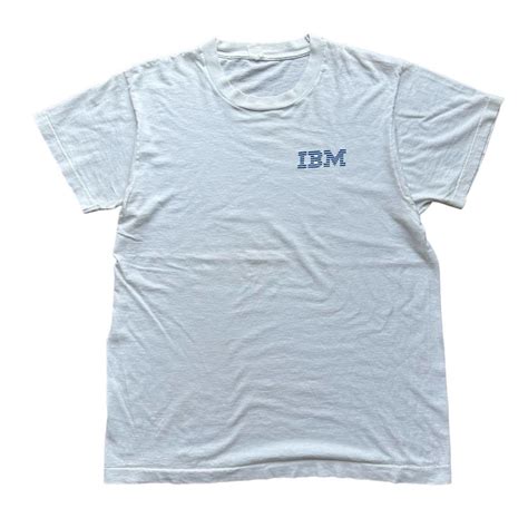 美品l Xl相当90s Ibm 企業ロゴtシャツ 白アメリカ古着vintage メルカリ
