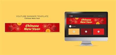 Free PSD Chinese New Year Celebration Youtube Banner