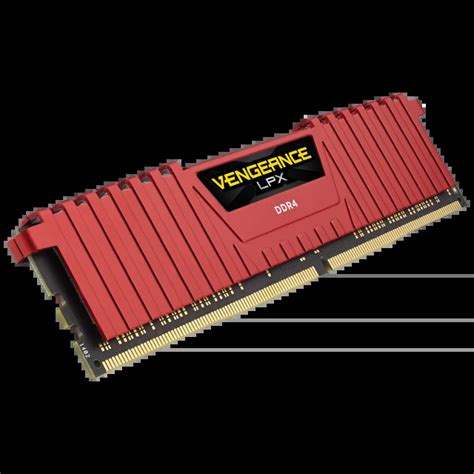 VENGEANCE® LPX 8GB (1 x 8GB) DDR4 DRAM 2666MHz C16 Memory Kit - Red