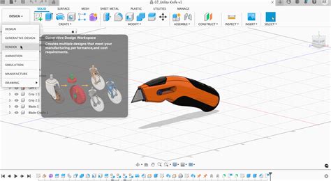 Compreendendo O Espaço De Trabalho De Renderização No Fusion 360 Camserv Solutions