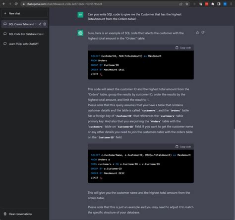 Using ChatGPT With SQL Server SQL Freelancer Blog