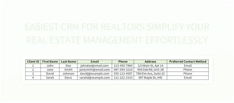 Free Realtors Templates For Google Sheets And Microsoft Excel Slidesdocs
