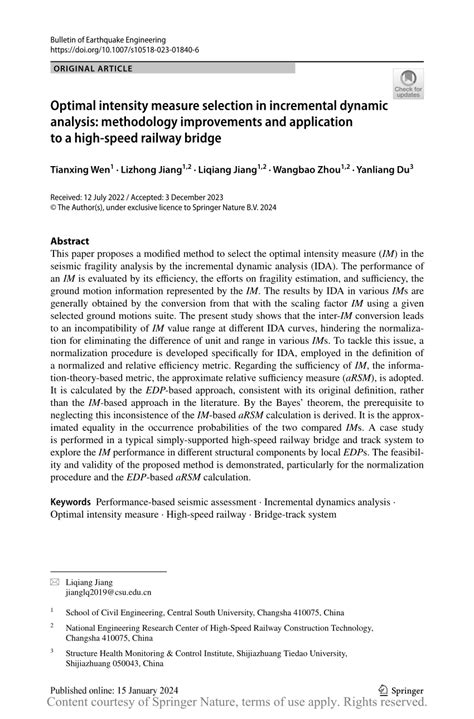Optimal Intensity Measure Selection In Incremental Dynamic Analysis