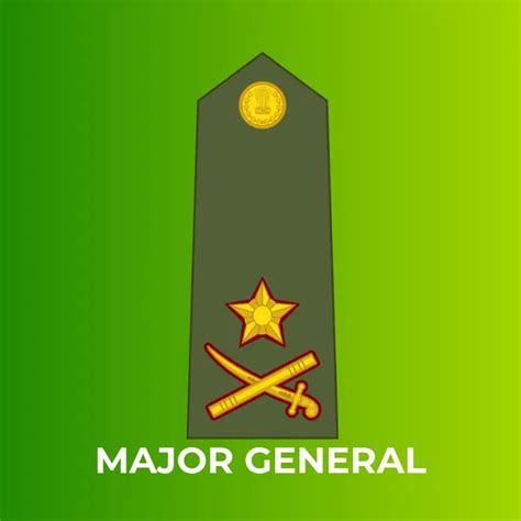 Major General Rank Insignia