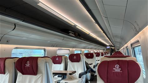 Hellenic Train Etr 470 Ic51 Thessaloniki To Athens Greece First Class