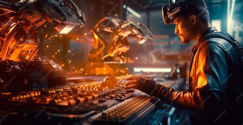 Premium Photo Engineers Control The Operation Of An Industrial Plant Modern Production Ai