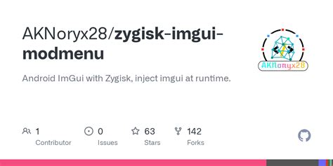 Github Aknoryx Zygisk Imgui Modmenu Android Imgui With Zygisk