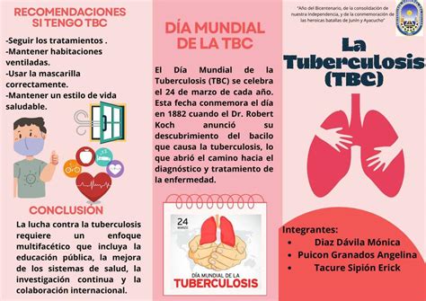 Tríptico La Tuberculosis Tbc Erick Udocz