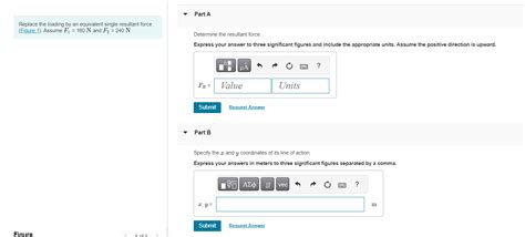 solved replace the loading by an equivalent single resultant