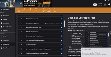 Starfield Mods Sorting Alphabetically Vortex Support Nexus Mods Forums
