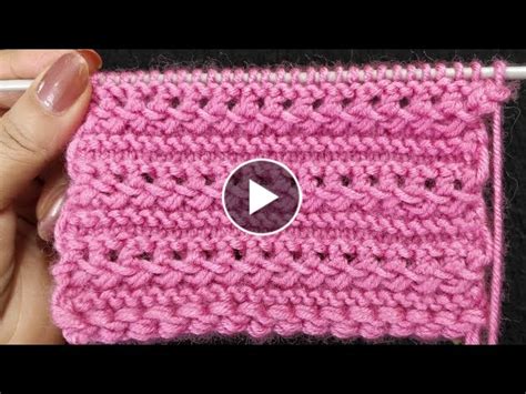 Easy Rows Knitting Pattern For All Projects