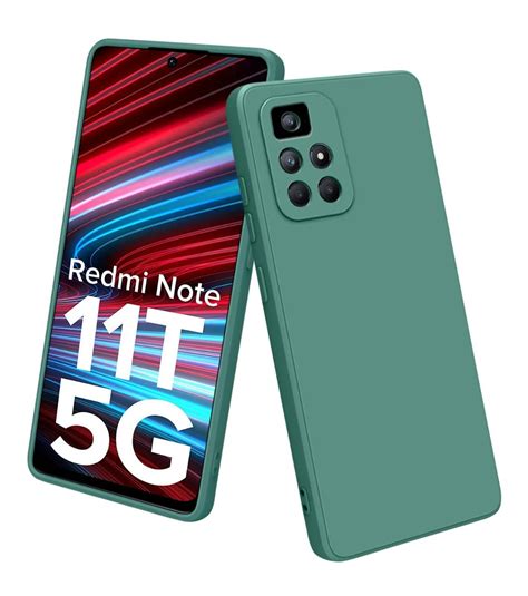 Trueupgrade Liquid Silicone Designed Case Cover For Redmi Note T G Microfiber Inside Back