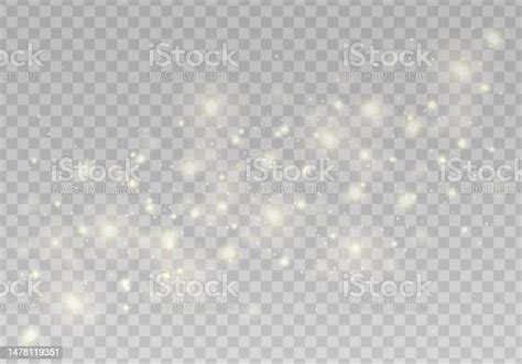 투명한 배경에 격리된 추상적인 반짝임 보케 조명 효과 벡터 먼지 스파크와 밝은 별이 특수 조명 효과로 빛납니다 크리스마스 반짝이는 마법 벡터에 대한 스톡 벡터 아트 및 기타