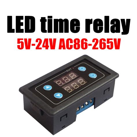 Jual Modul Timer 220v Led Digital Rentang Ac 100v 265v Pengaturan Waktu Siklus Relay Delay