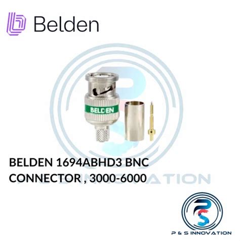 Belden 1694abhd3 Bnc Connector 3000 6000 Mhz Contact Material Brass At ₹ 165 Piece In Noida