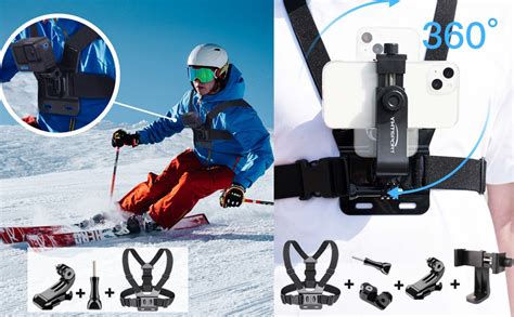 Yhtsport Harnais De Support De Poitrine Pour Téléphone Portable Sangle De Fixation Pour