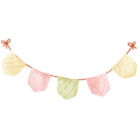 Watercolor Cute Banner 16397640 Png