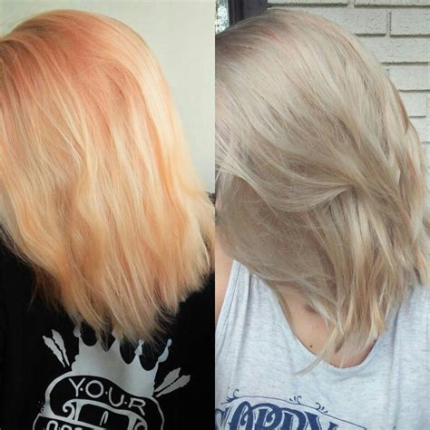 Wella T18 And T14 Toner Mixed Before Toner For Orange Hair Tone