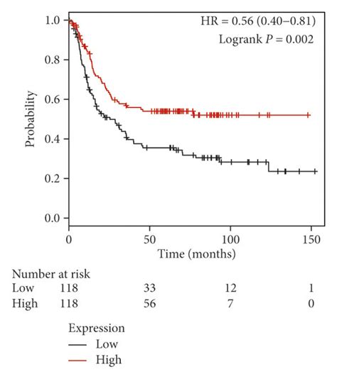 The Prognostic Value Of Prdx4 Expression In Km Plotter The Valid