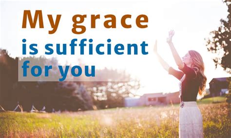 My Grace Is Sufficient For You