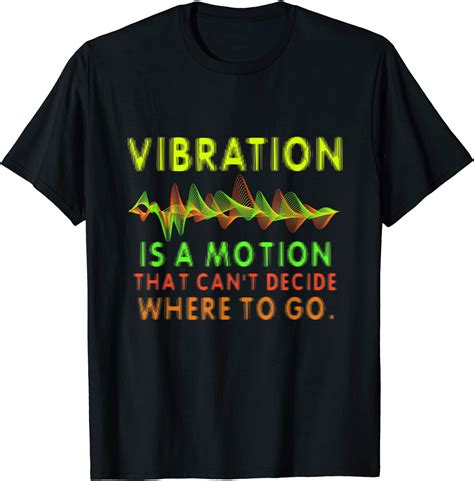 Vibration Blurred Optical Effect Fun Nerd T Shirt