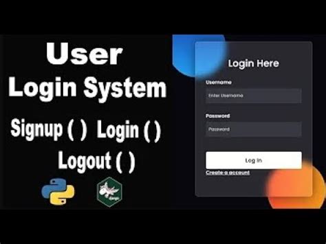 How To Create A Login System In Python Using Django User Registration