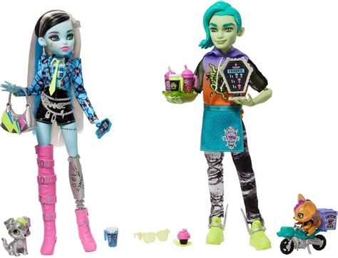 Monster High Coffee Break Frankie Stein And Deuce Gorgon Doll