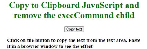Javascript Copy To Clipboard How Copy To Clipboard Done In Javascript