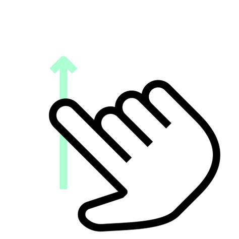 Swipe Up Generic Color Outline Icon