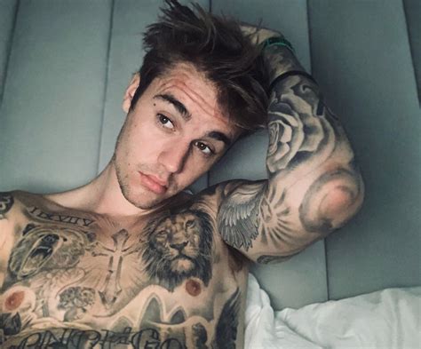Justin Bieber Shows Fans Tattoos On Instagram Pics