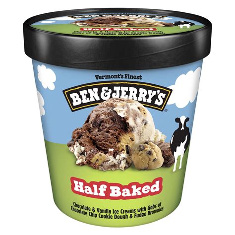 Ben And Jerrys Half Baked Chocolate Vanilla Ice Cream Kosher Milk Cage