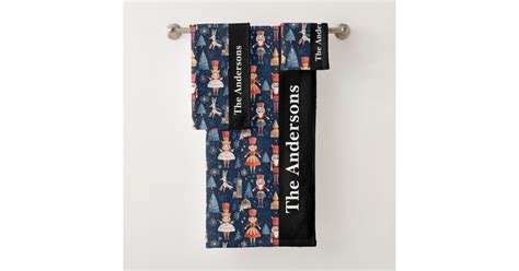 Christmas Nutcracker Bath Towel Set Zazzle