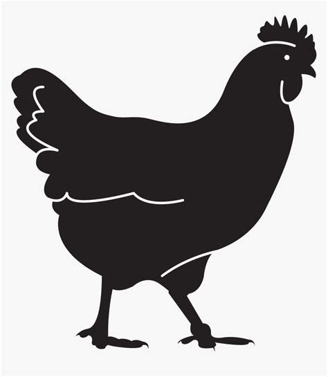 Free Chicken Png Images Chicken Silhouette No Background Free The