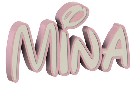 Stl File Led Disney Mina Sign 🚩・model To Download And 3d Print・cults