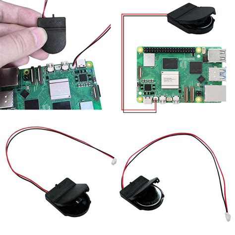 for raspberry pi 5 rtc battery box real time clock battery module with