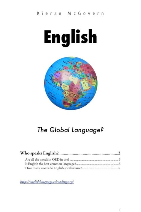 PDF FAQs About The English Language Global Language DOKUMEN TIPS