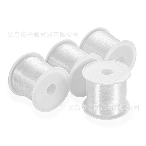 透明水晶鱼线无弹力线 diy饰品配件手链耳环项链穿引绳子材料批发 阿里巴巴
