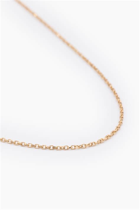 زنجیر طلا نیمه ظریف گالری دفینه