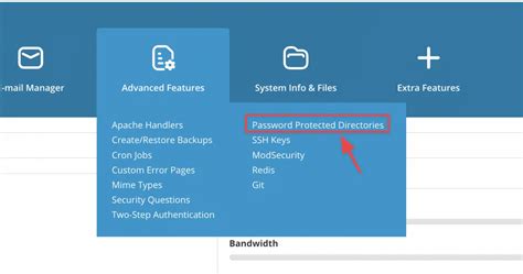 hướng dẫn thiết lập password protected directories trên directadmin