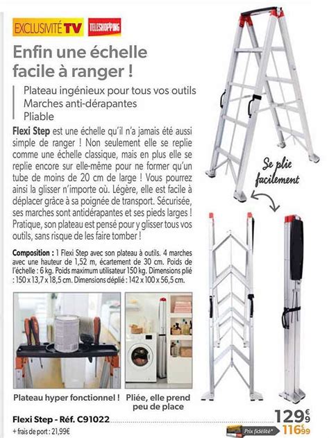 Promo Flexi Step Chez Teleshopping Icataloguefr