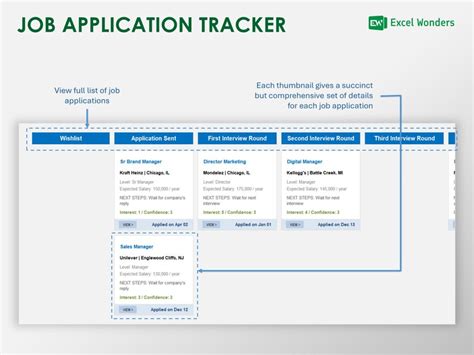 Job Application Tracker Excel Template Job Application Organizer