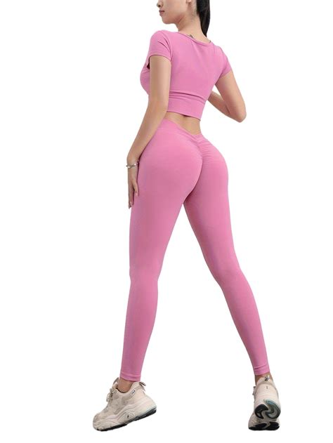 5 Pack Womens Solid Color Hip Raising High Waisted V Back Waist Seamed