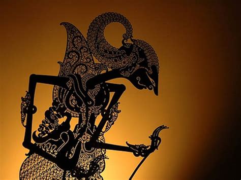 Foto Hd Wayang Kulit Bayangan Lukisan Lanskap Sejarah Seni